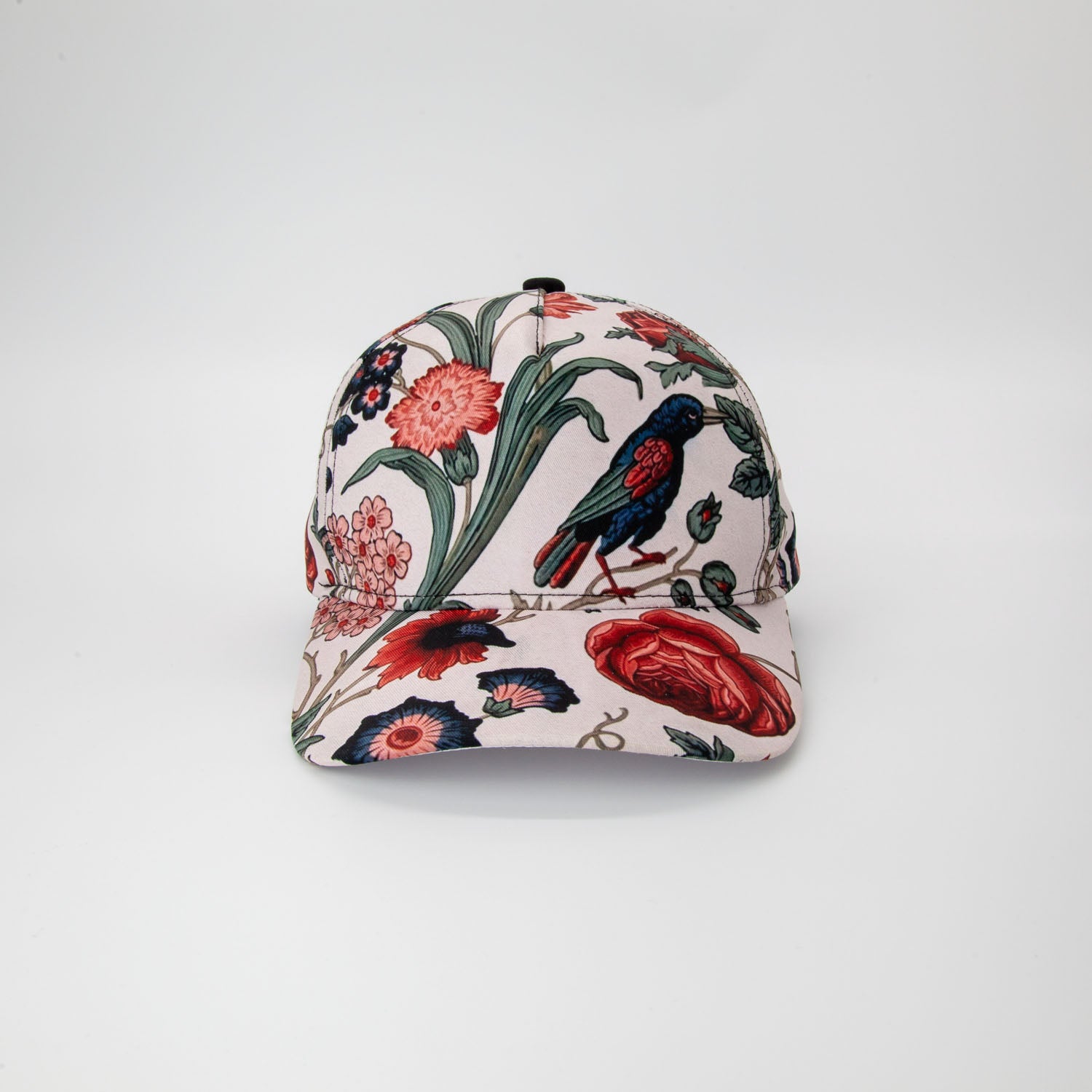 Bird on the Vine Snapback Cap Floral Cap with Flowers Cream – Harlow ...