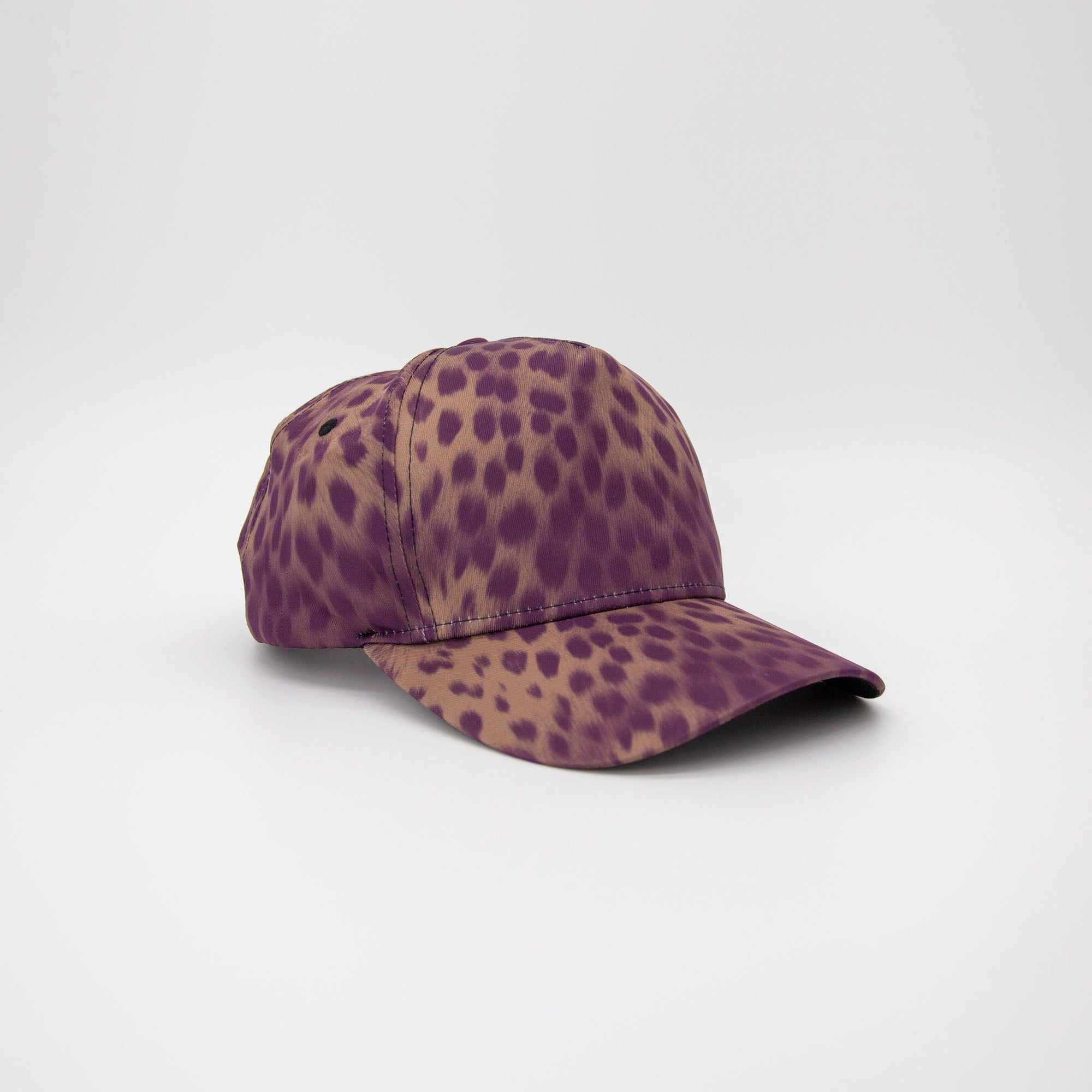 Cheetah Snapback Cap - Desert Plum - Animal Print Hat – Harlow & Lloyd