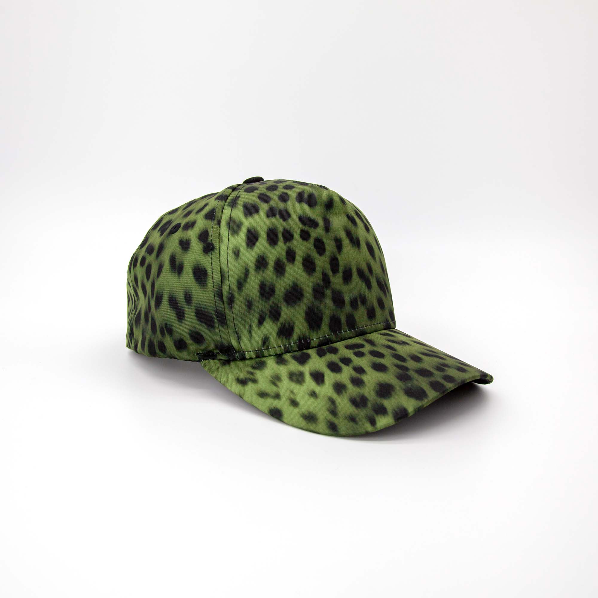 Cheetah Print Snapback Cap - Unisex Adjustable Hat | Forest Green ...