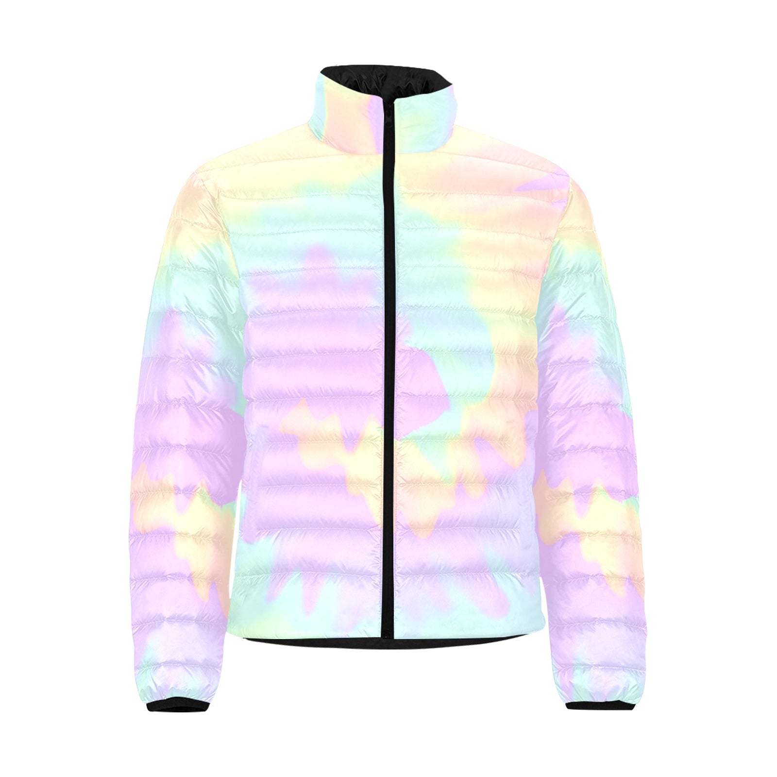 Lilac Mint Tie Dye Men's Lightweight Puffer Jacket – Harlow & Lloyd