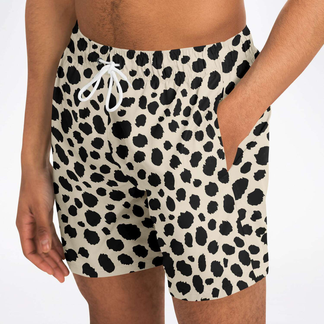 Cheetah Print Swim Shorts - Mens Swimwear Animal Print – Harlow & Lloyd