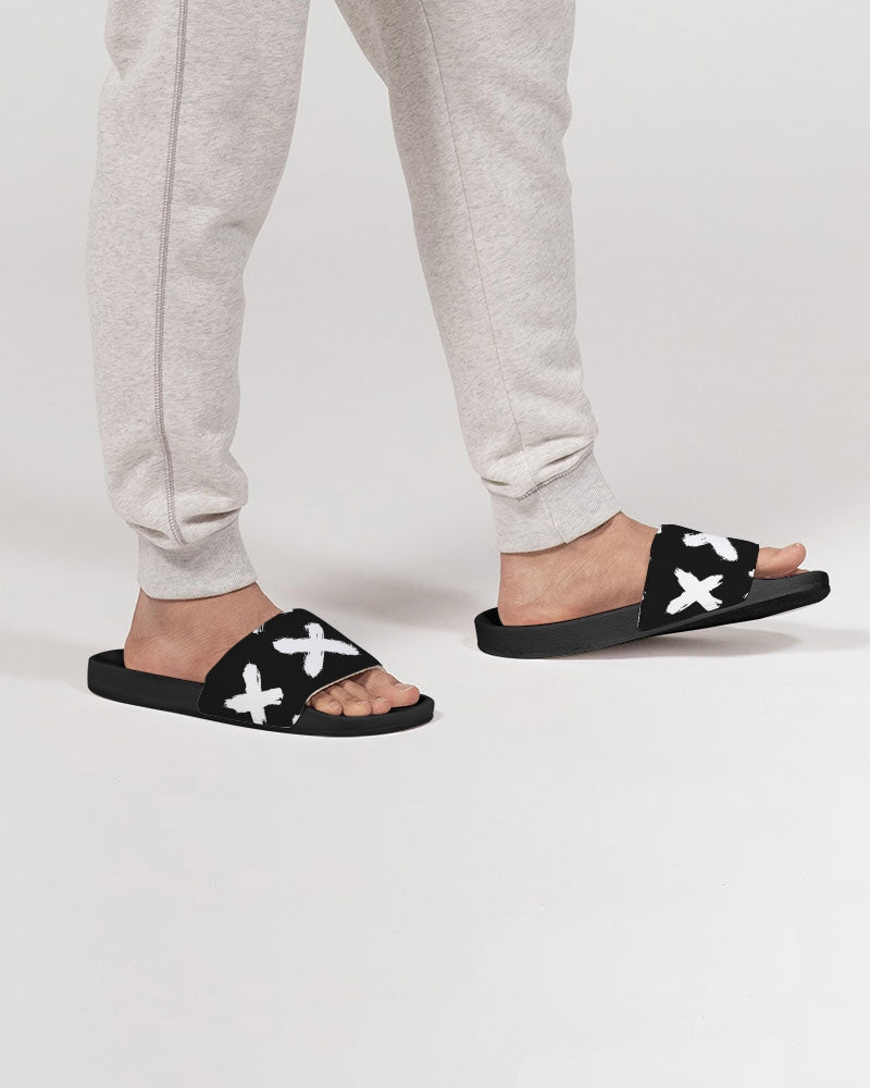 Black & White Love Men's Slide Sandals – Harlow & Lloyd